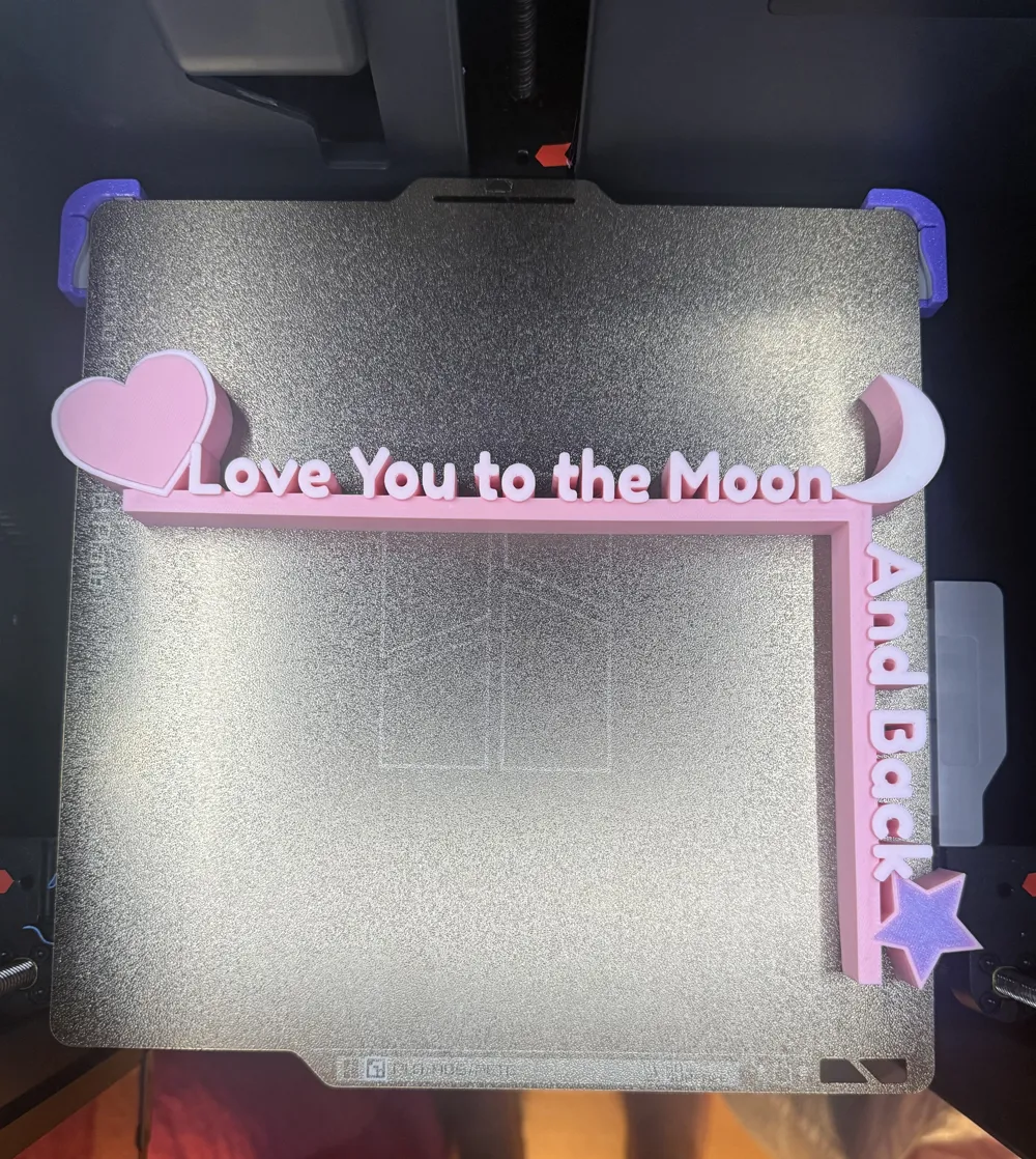 Love You to the Moon and Back Door Corner Hanger - Free 3D Print Model ...