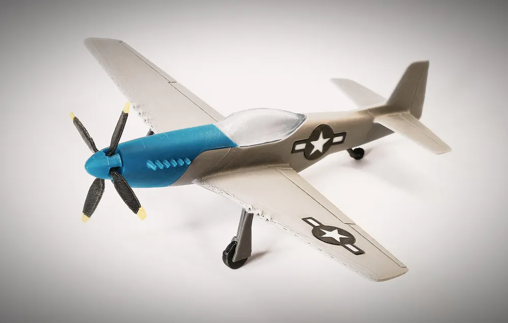 P-51D Mustang – Ground Version (Scale 1:72 ) by Sharko king MakerWorld ...