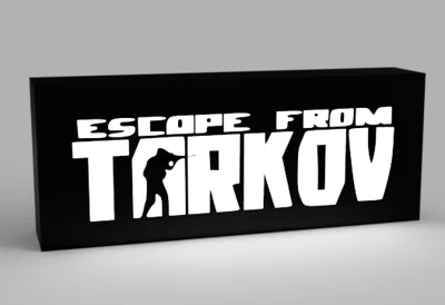 Escape From Tarkov black logo lightbox by Warlock - MakerWorld
