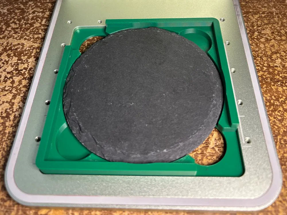 XTOOL F1 Square/Round Slate Coaster Jig - Free 3D Print Model - MakerWorld