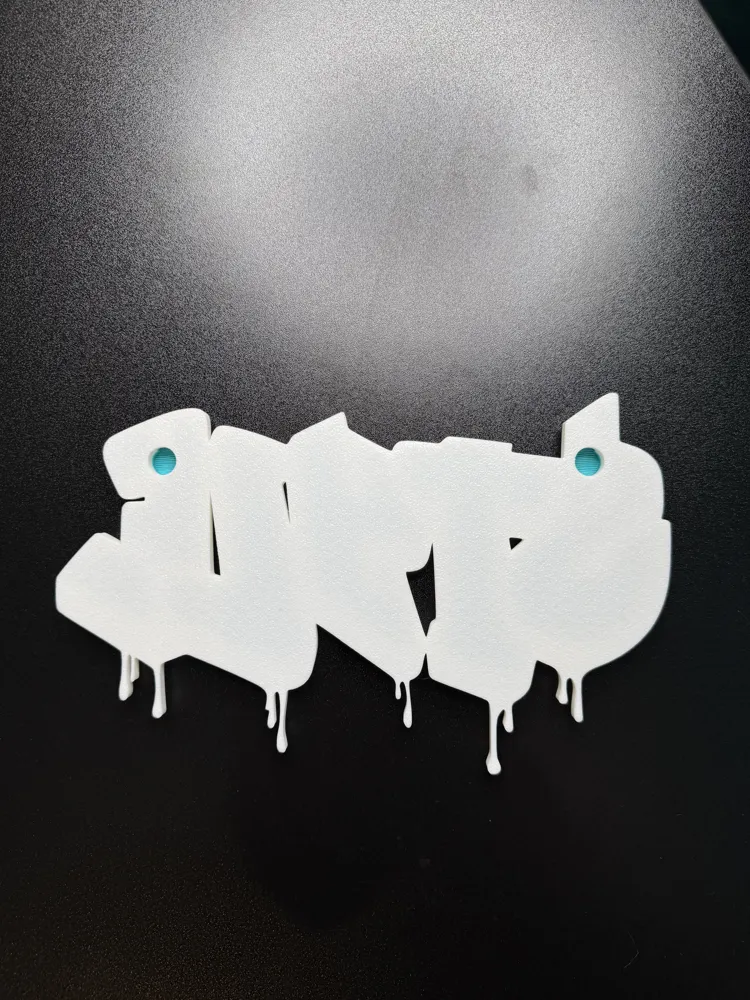 Graffiti sign for wall by MeltAndPrint MakerWorld: Download Free 3D Models