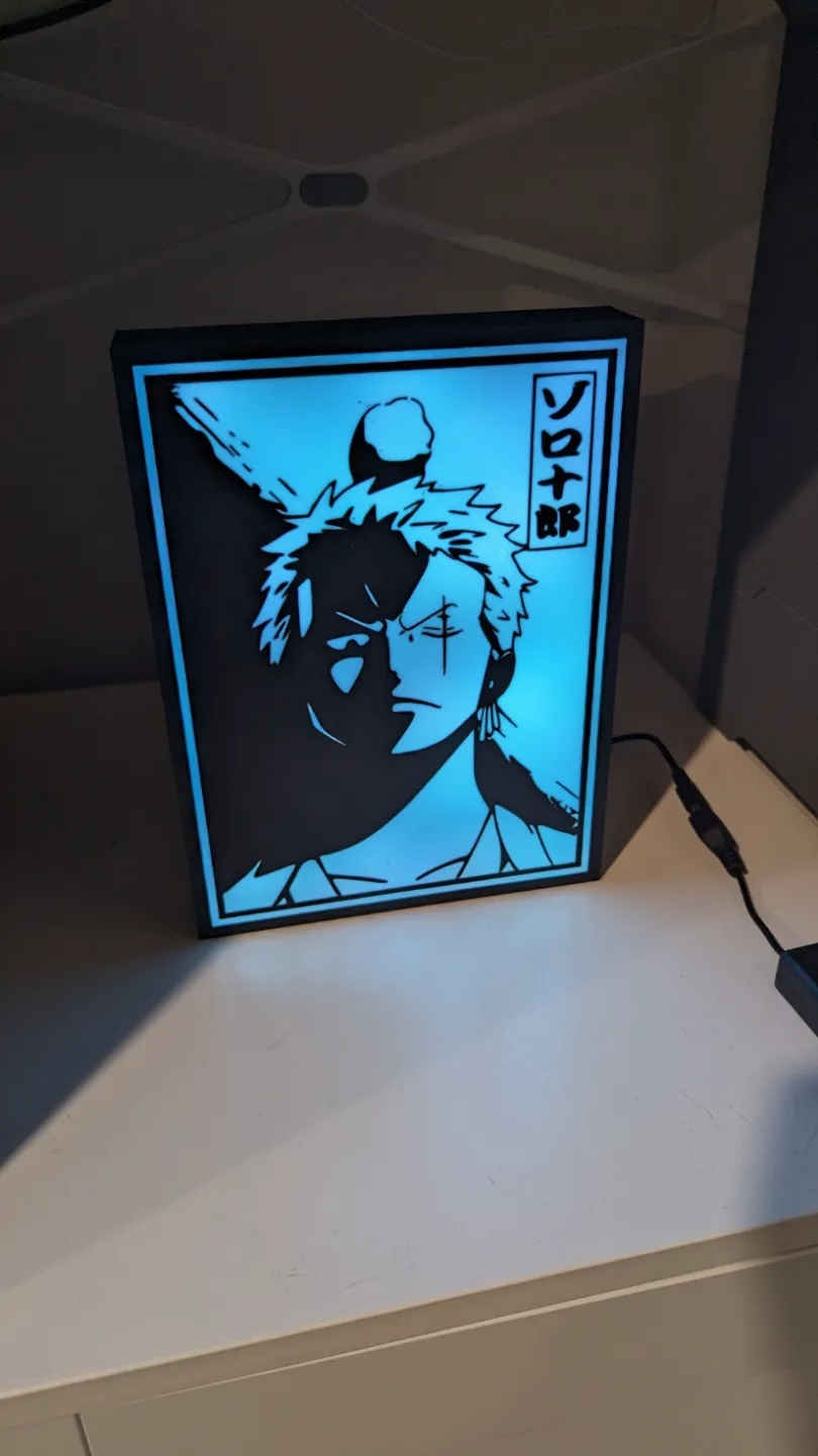 Zoro - Wano arc LED light box by INFUSE 3D - MakerWorld