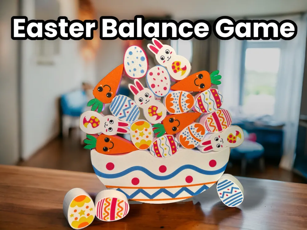 Balance Game - Print in Place by Children's toys - MakerWorld