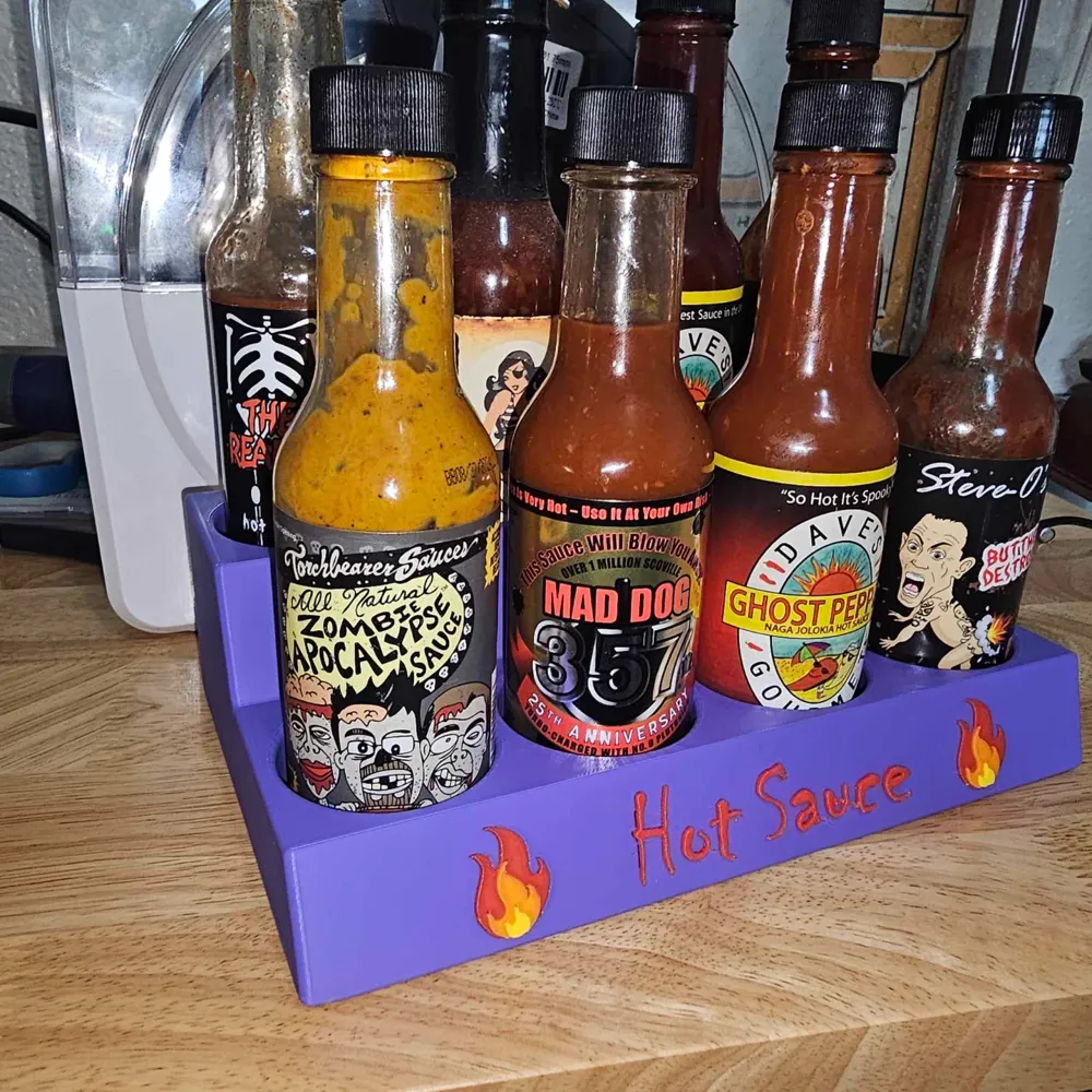 Hot Sauce Stand by jesster991 - MakerWorld