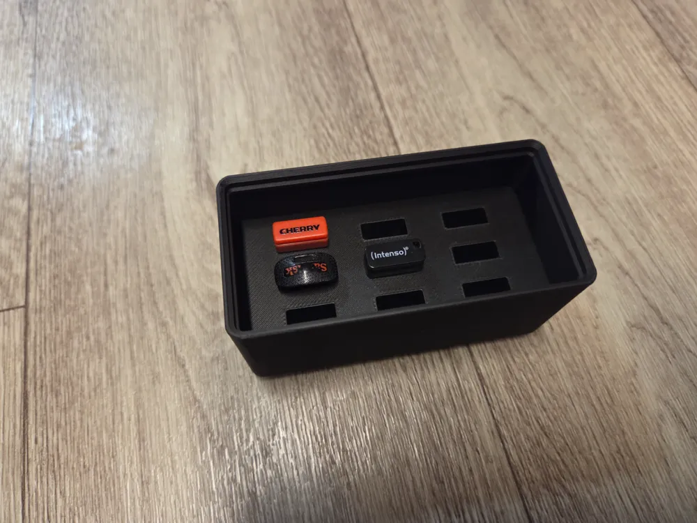 Gridfinity 2x1 USB Stick Storage – 9 USB Sticks by Trycer MakerWorld ...