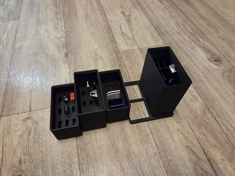 Support Gridfinity 2x1 pour clés USB – 9 clés USB par Trycer - MakerWorld