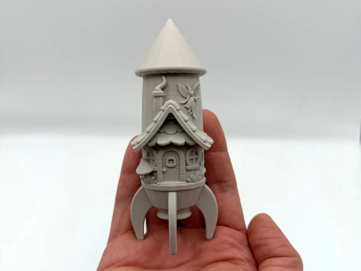Rocket Fairy House - Free 3D Print Model - MakerWorld