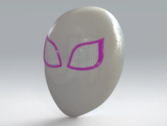 Helmet / Gwen Stacy Spider-Verse Inspired - Free 3D Print Model ...