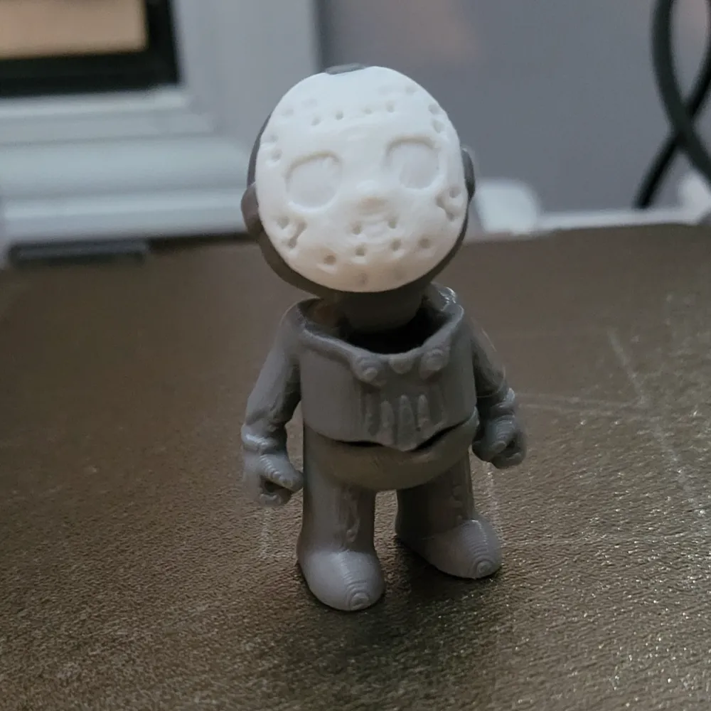 Flexi Jason Voorhees print in place by Kursed One MakerWorld: Download ...