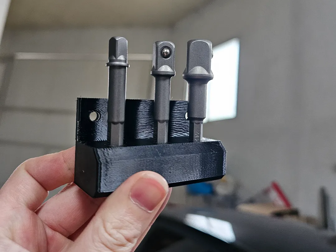 Parkside Hex Adapter Holder - Free 3D Print Model - MakerWorld