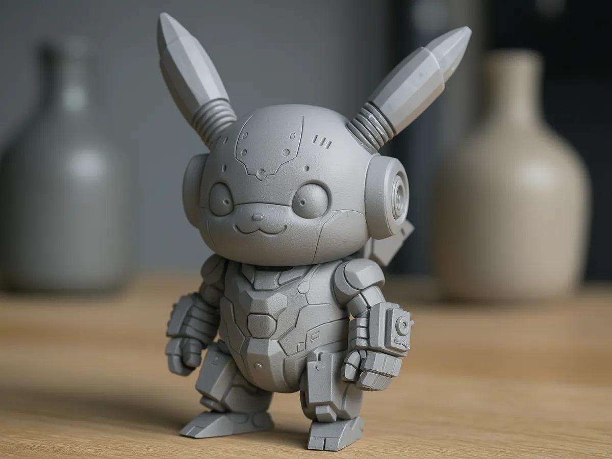Gentle Mecha Pikachu - Free 3D Print Model - MakerWorld