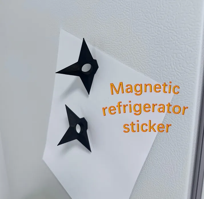 Shuriken Magnetic refrigerator sticker手里剑冰箱贴 - Free 3D Print Model ...