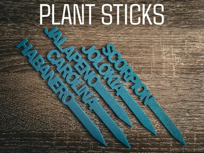 Plant tags / Chilli Tags by Dyozcz - MakerWorld