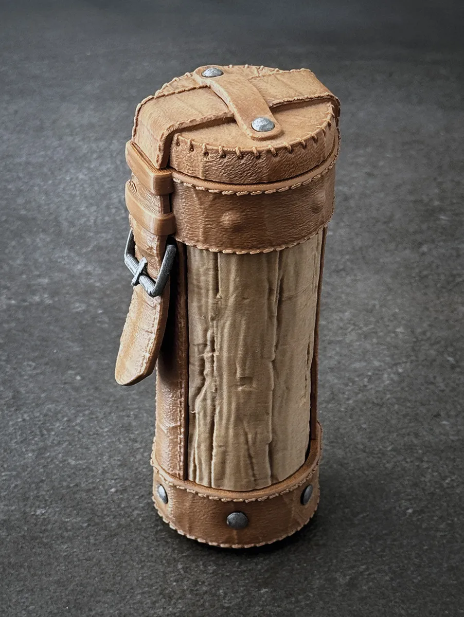 Medieval Giftbox - Scroll Case - Free 3D Print Model - MakerWorld