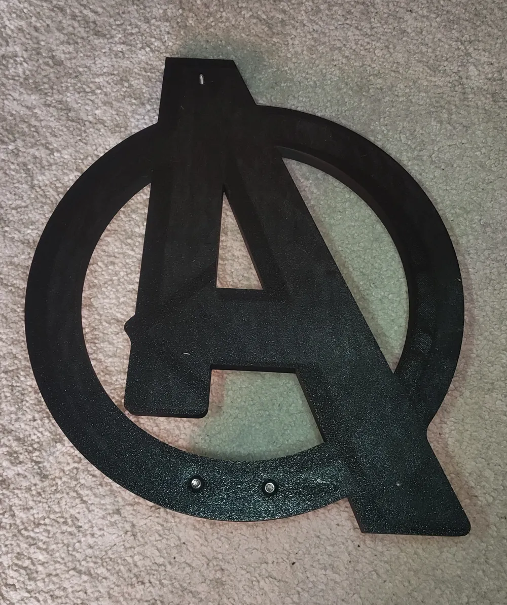 Avangers Logo Shelf by Not Mexxx MakerWorld: Download Free 3D Models