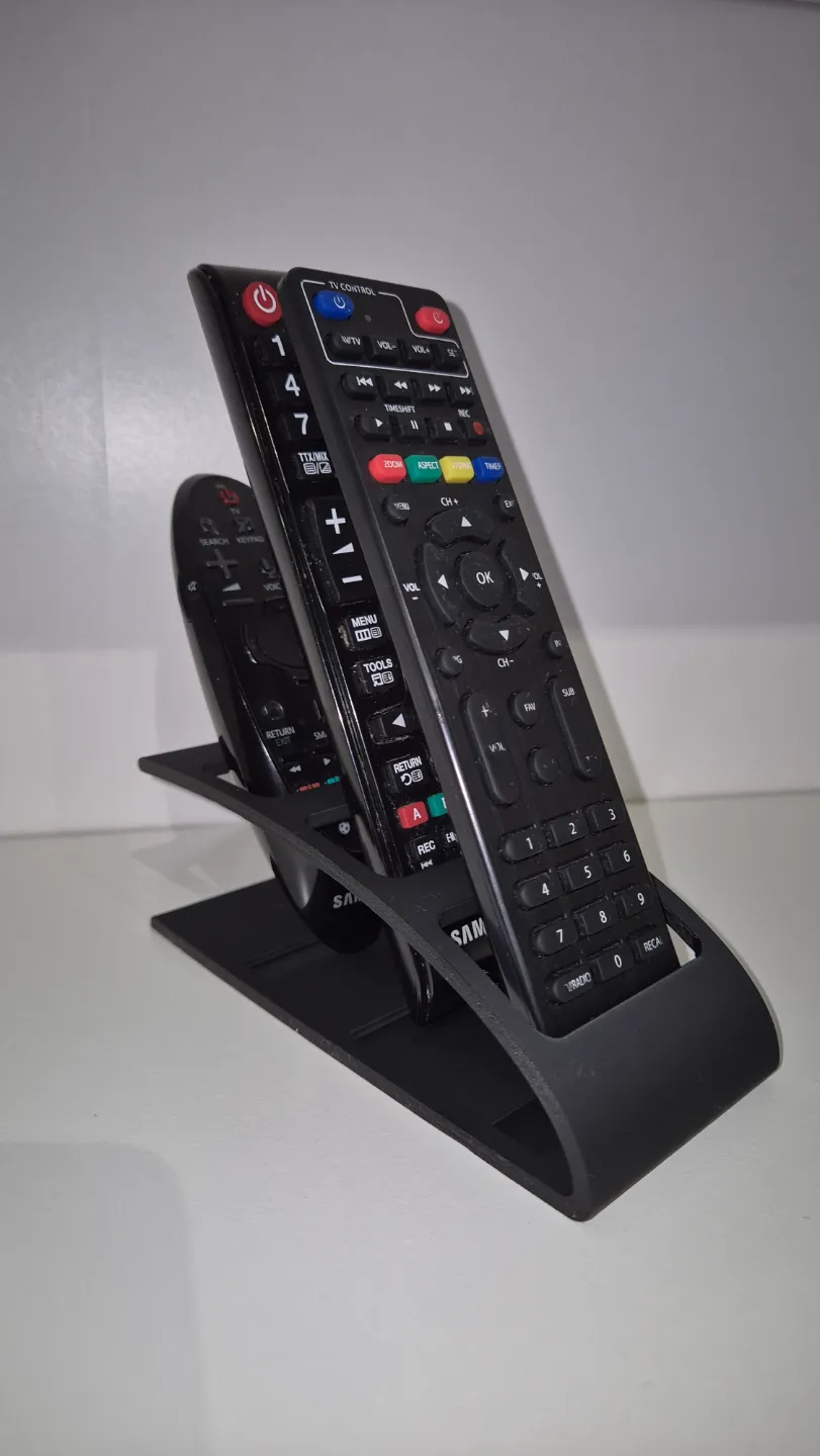 TV remote desktop stand - Free 3D Print Model - MakerWorld