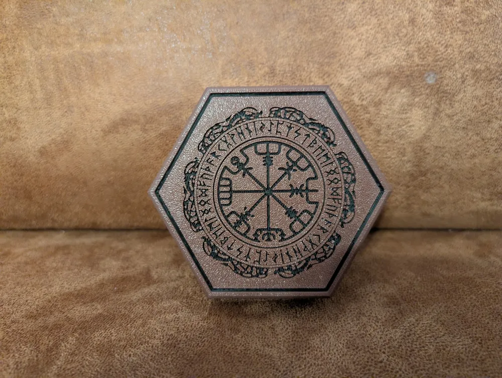 D&D Dice Box Celtic/Nordic/Viking by MakeRobotics MakerWorld: Download Free 3D Models