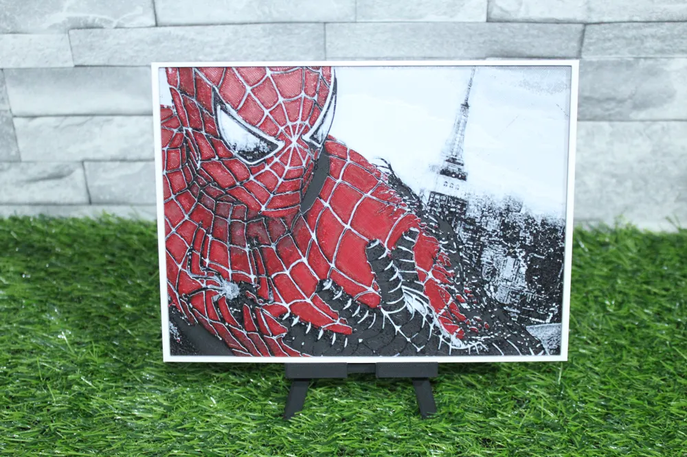 Spider-Man 3 Decorative Frame - Free 3D Print Model - MakerWorld