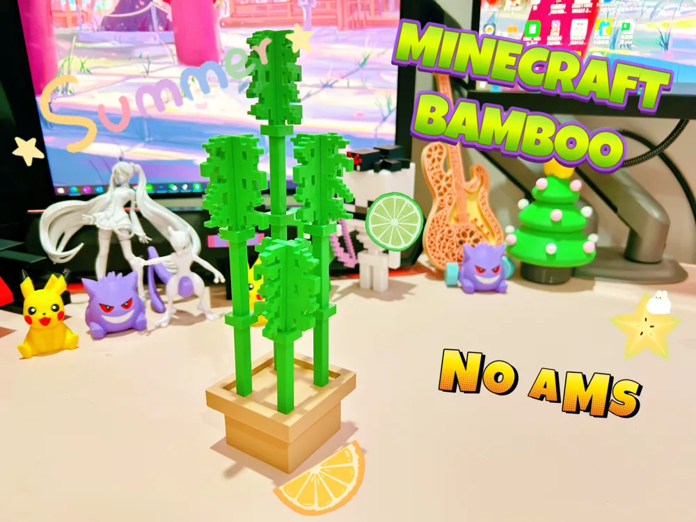 Minecraft Bamboo Bonsai by usagi - MakerWorld