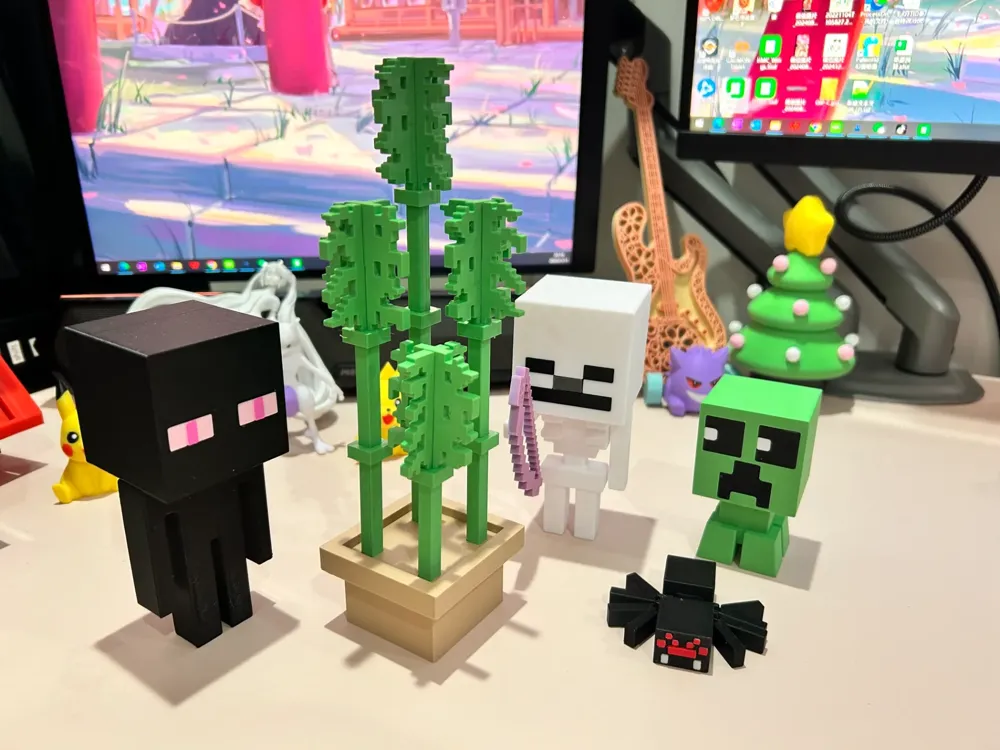 Minecraft Bamboo Bonsai by usagi - MakerWorld