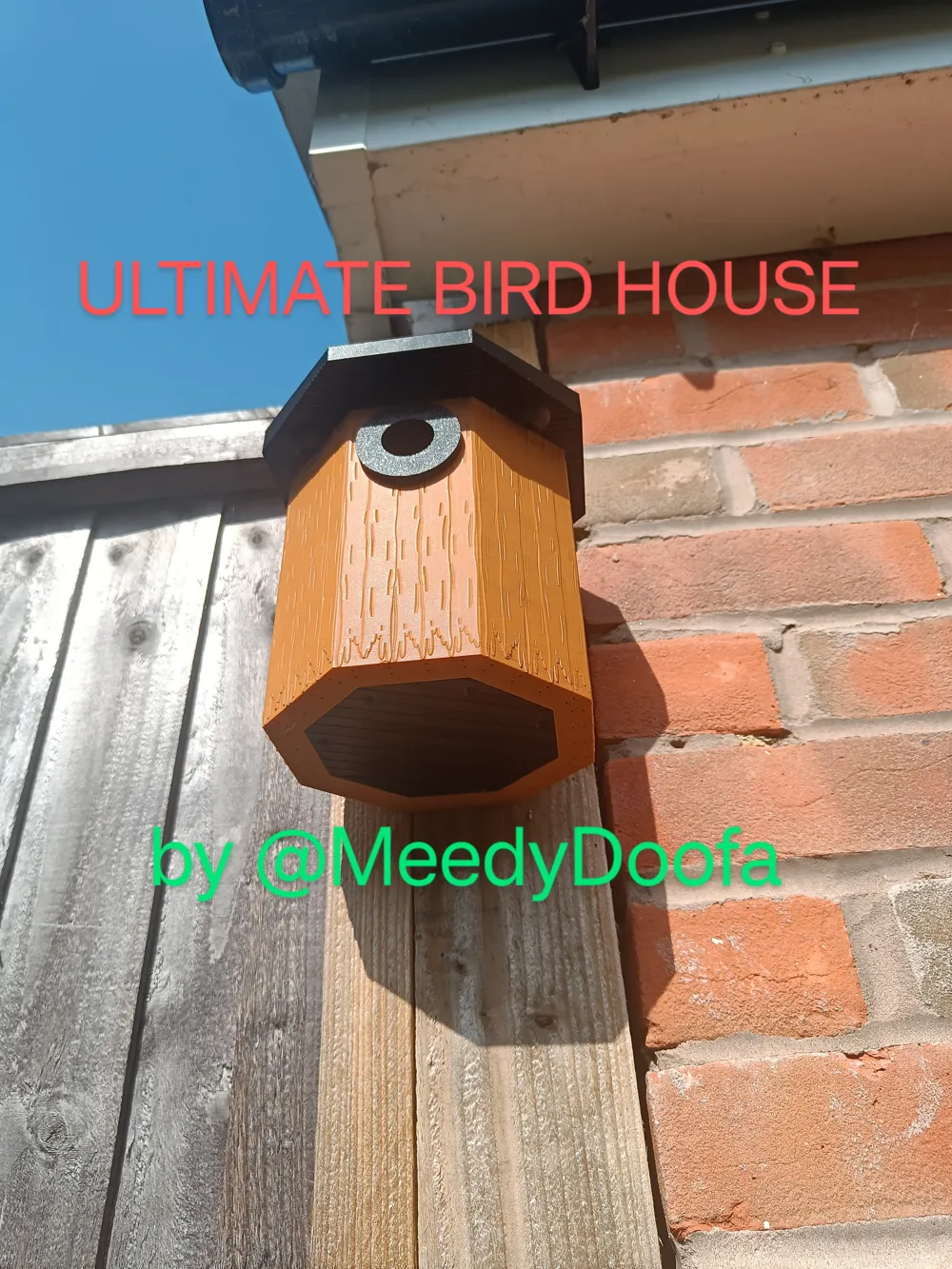 Ultimate Bird House & Nest Box v2 by @MeedyDoofa - Free 3D Print Model ...