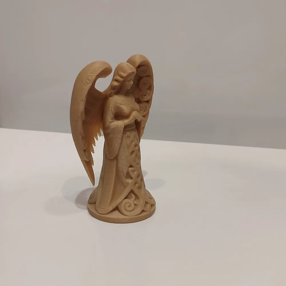Celestial Nordic Angel - Christmas-themed figurine - Free 3D Print ...