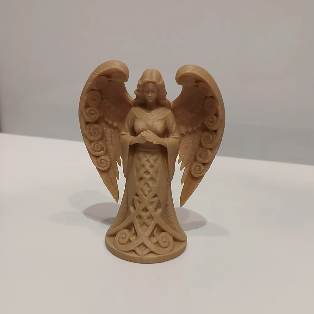Celestial Nordic Angel - Christmas-themed figurine - Free 3D Print ...