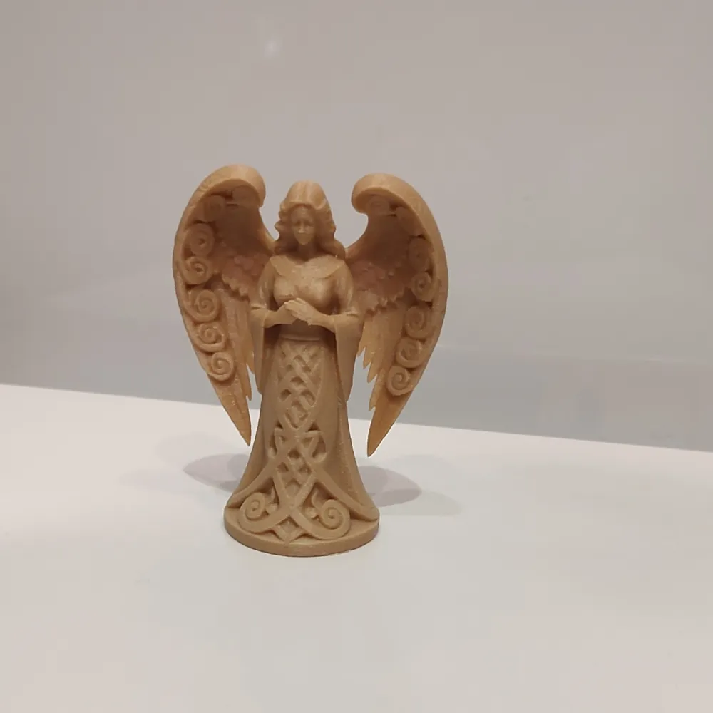 Celestial Nordic Angel - Christmas-themed figurine - Free 3D Print ...