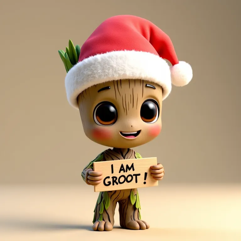 Christmas Baby Groot by ⚽Jordan⚽ MakerWorld: Download Free 3D Models