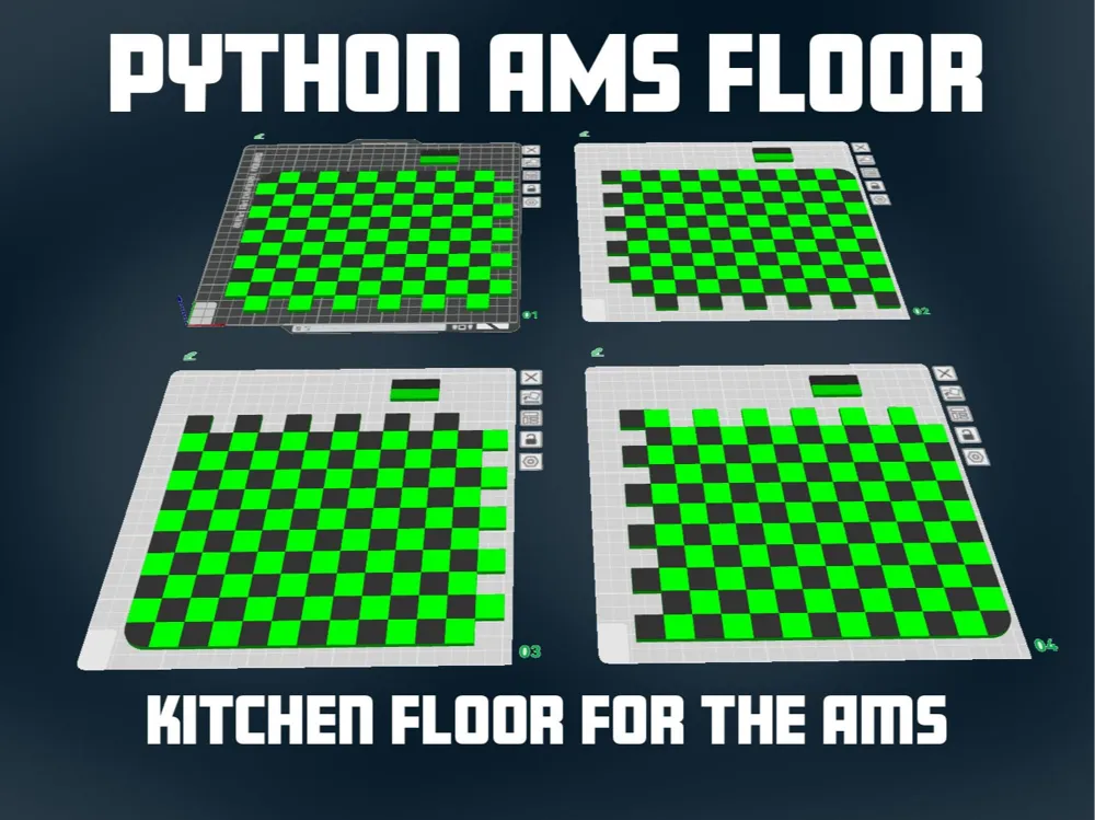 Python AMS floor by CLA - 3D - MakerWorld