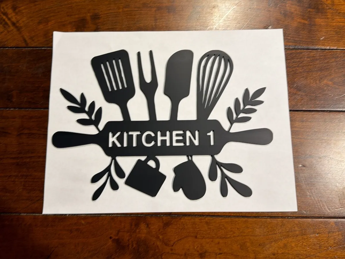 Kitchen signs - Free 3D Print Model - MakerWorld