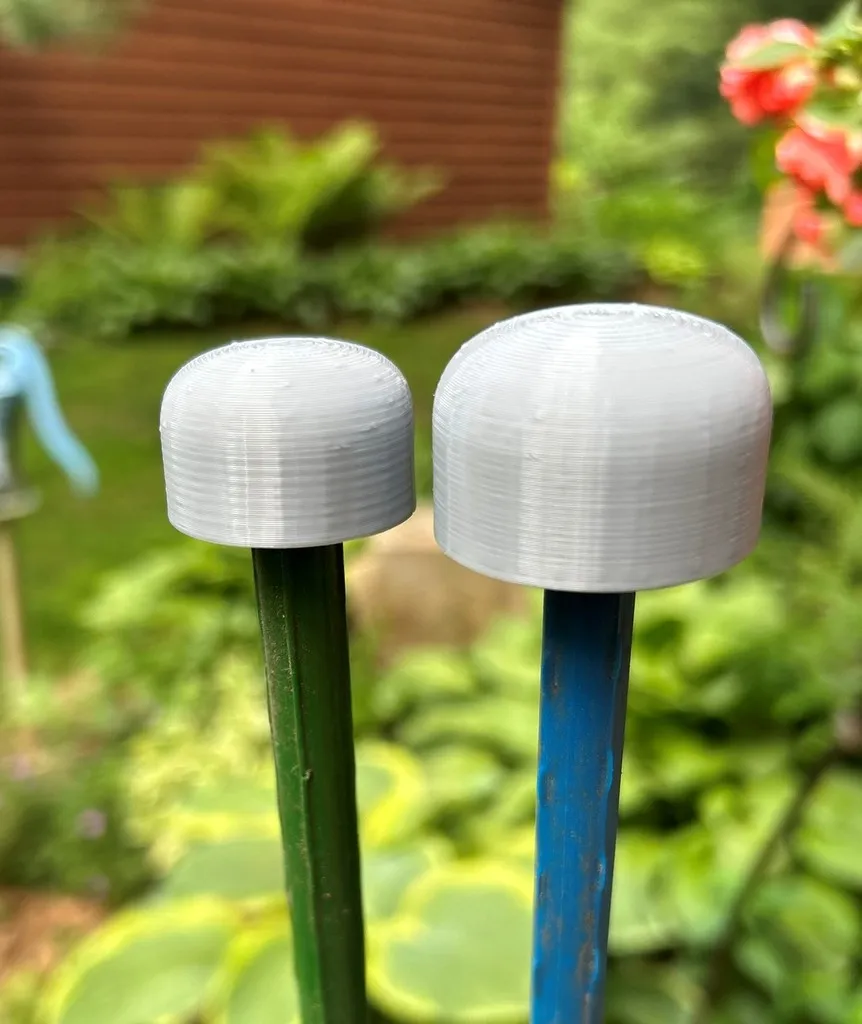Garden Stake Caps by DamianB2 MakerWorld: Download Free 3D Models