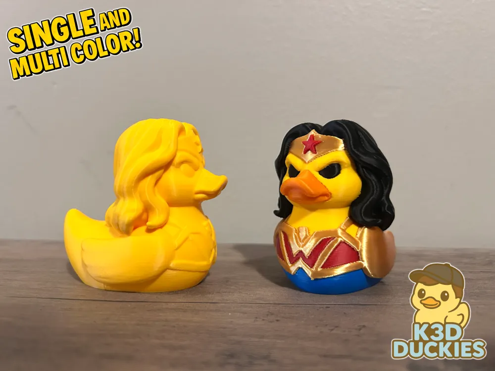 Wonder Woman Duck - Free 3D Print Model - MakerWorld