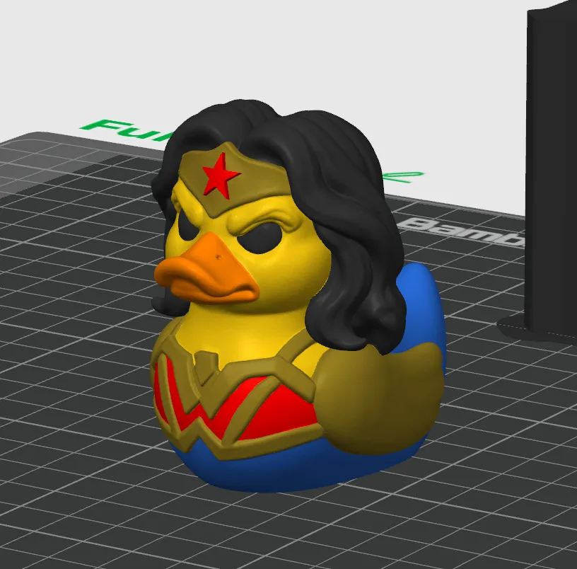 Wonder Woman Duck - Free 3D Print Model - MakerWorld