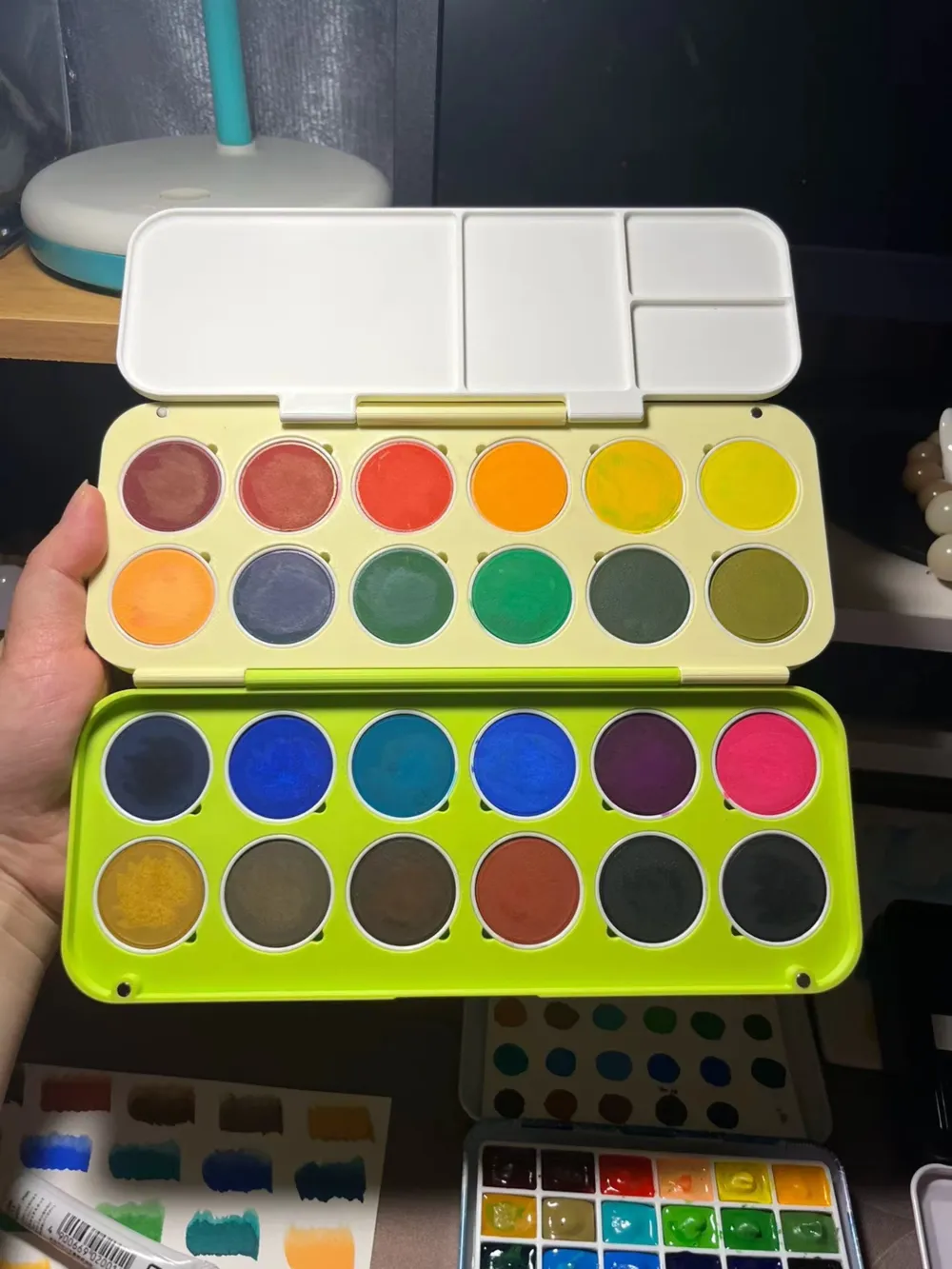 Holbein cake Colors Opaque watercolors storage box by 汤圆芝麻酱MakerWorld ...