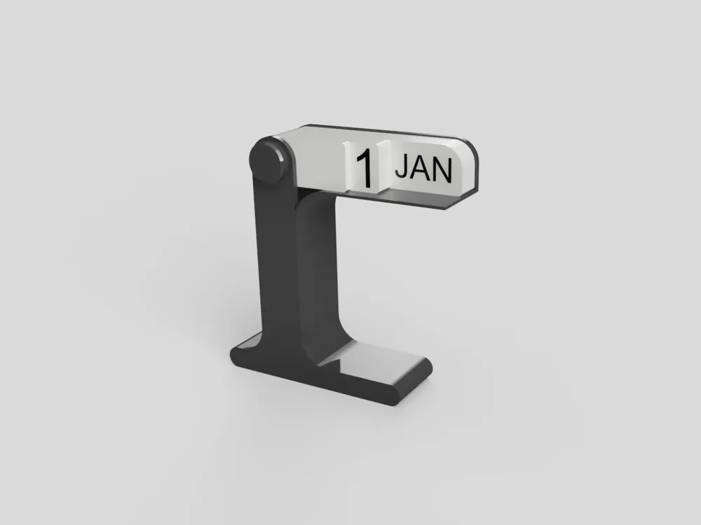 Modern flip calendar by Felix - MakerWorld