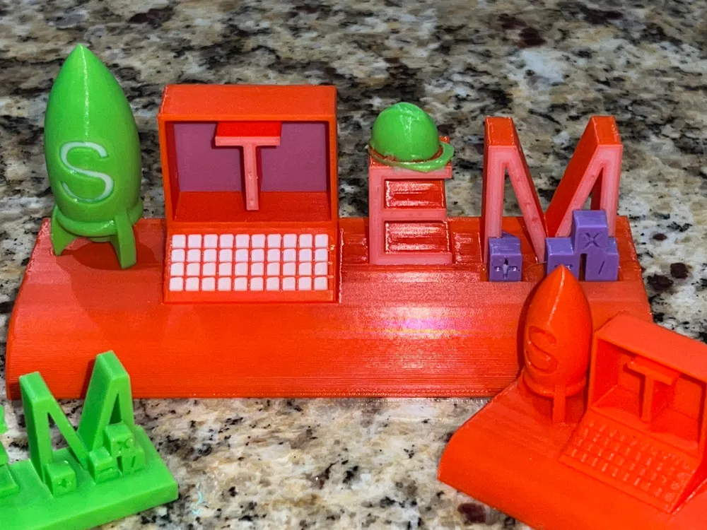 STEM Desk Sculpture by SOME Studio MakerWorld: Download Free 3D Models