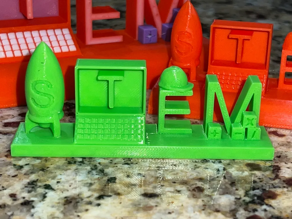 STEM Desk Sculpture by SOME Studio MakerWorld: Download Free 3D Models