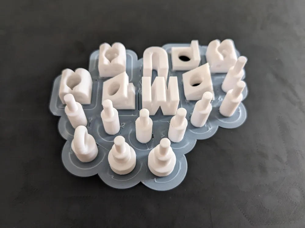 Spinning fidget Key Chain Letter - Free 3D Print Model - MakerWorld