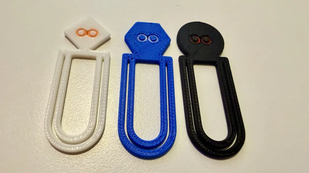 Infinity Emoji Paperclip & Bookmark 3-Pack Fast - Free 3D Print Model ...