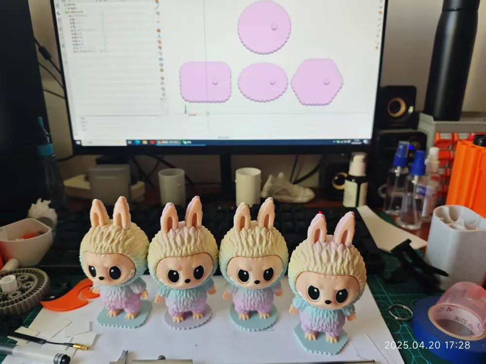 Labubu Base by XU-3D MakerWorld: Download Free 3D Models