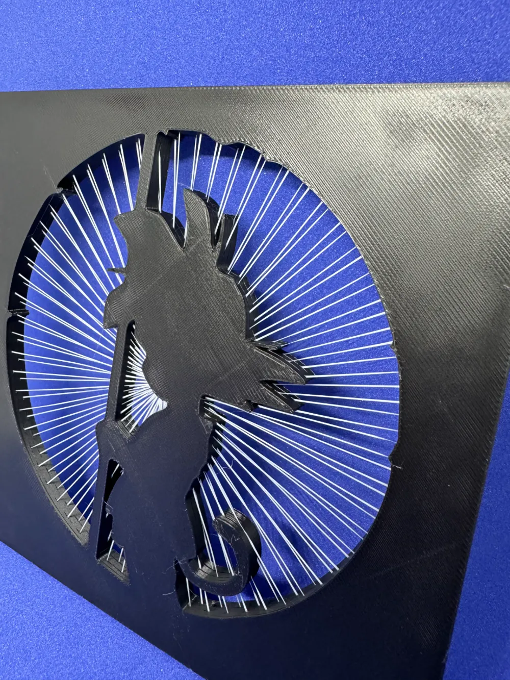 Kid Goku String Art by OliPix Creative Lab by Rodolfo Sa MakerWorld: Download Free 3D Models