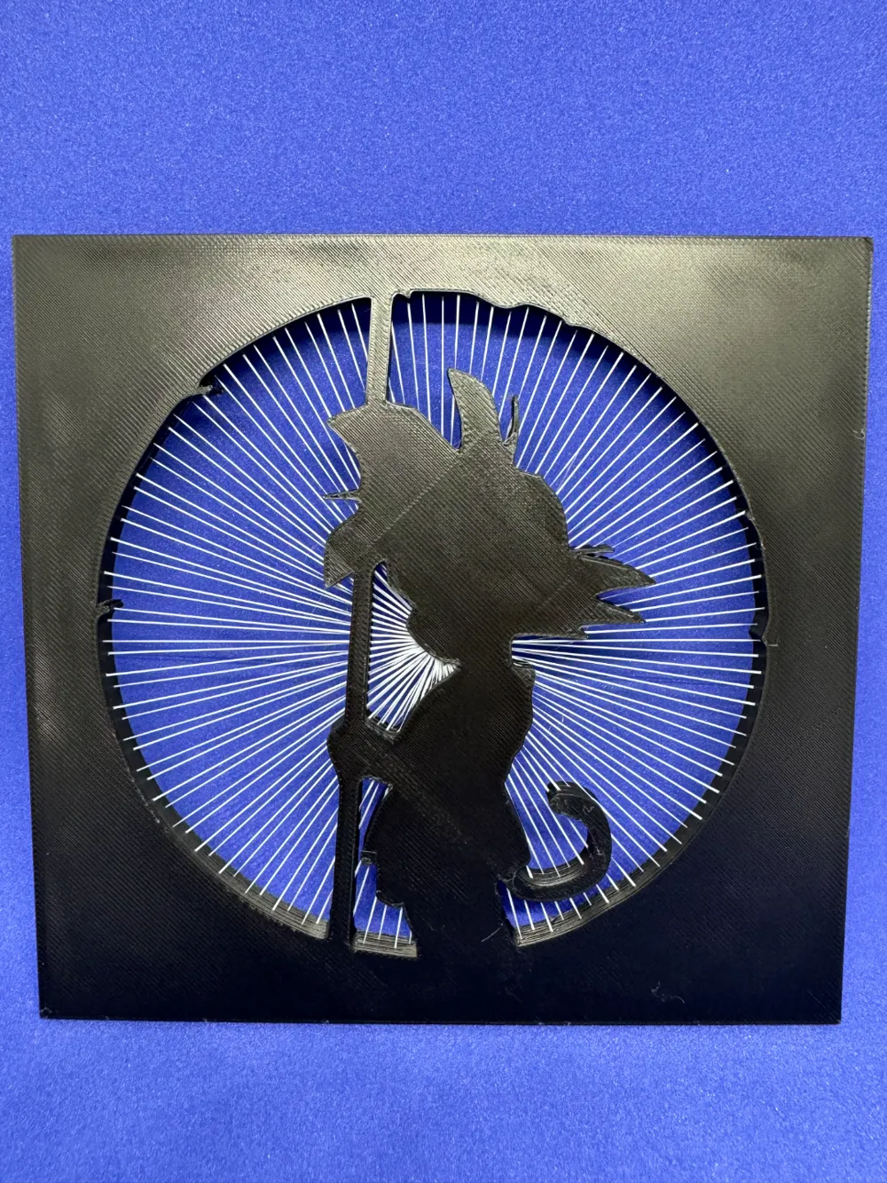 Kid Goku String Art by OliPix Creative Lab by Rodolfo Sa MakerWorld: Download Free 3D Models