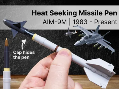 Missile and Weapon Pens | Collection - MakerWorld: Download Free 3D Models