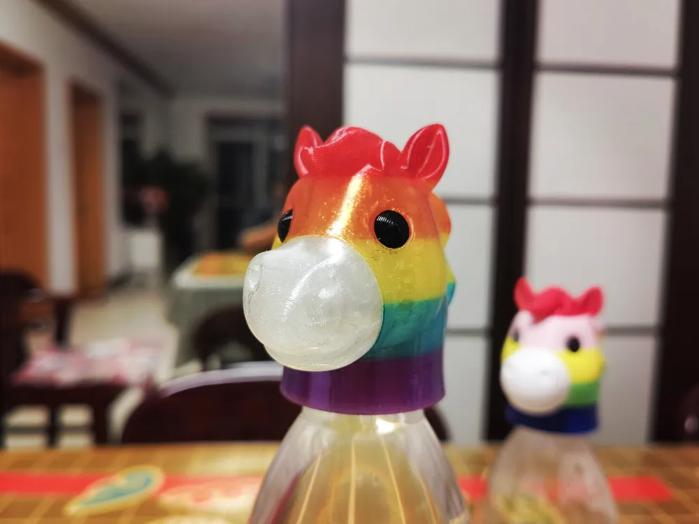 My Little Pony Water Bottle Decor nonAMS - Free 3D Print Model - MakerWorld