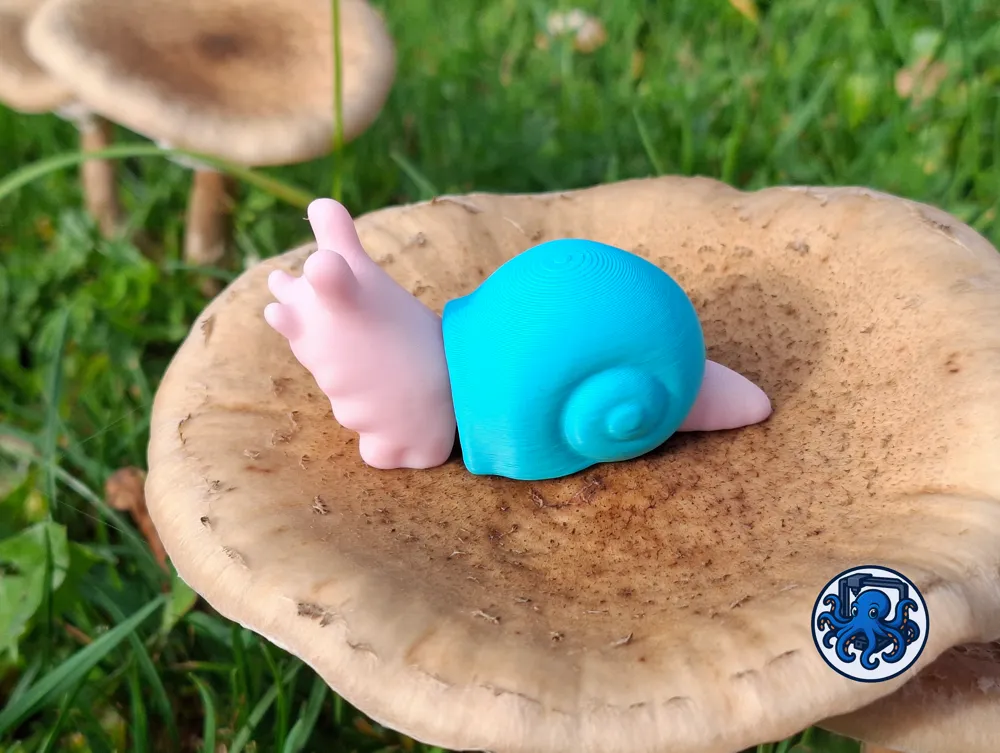 Cute Flexi Snails – Articulated 3D Printed Pets - Free 3D Print Model ...