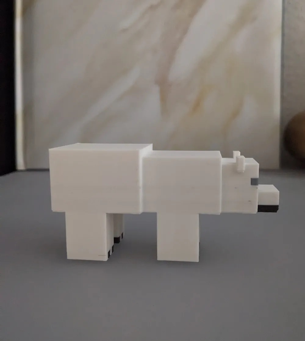 Minecraft Polar Bear by AtzeDiggiBro - MakerWorld