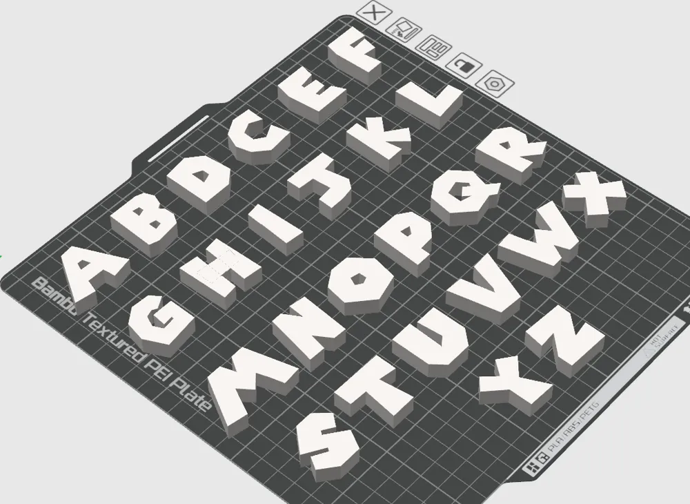 Alphabet Style -Super Mario Bros- - Free 3D Print Model - MakerWorld