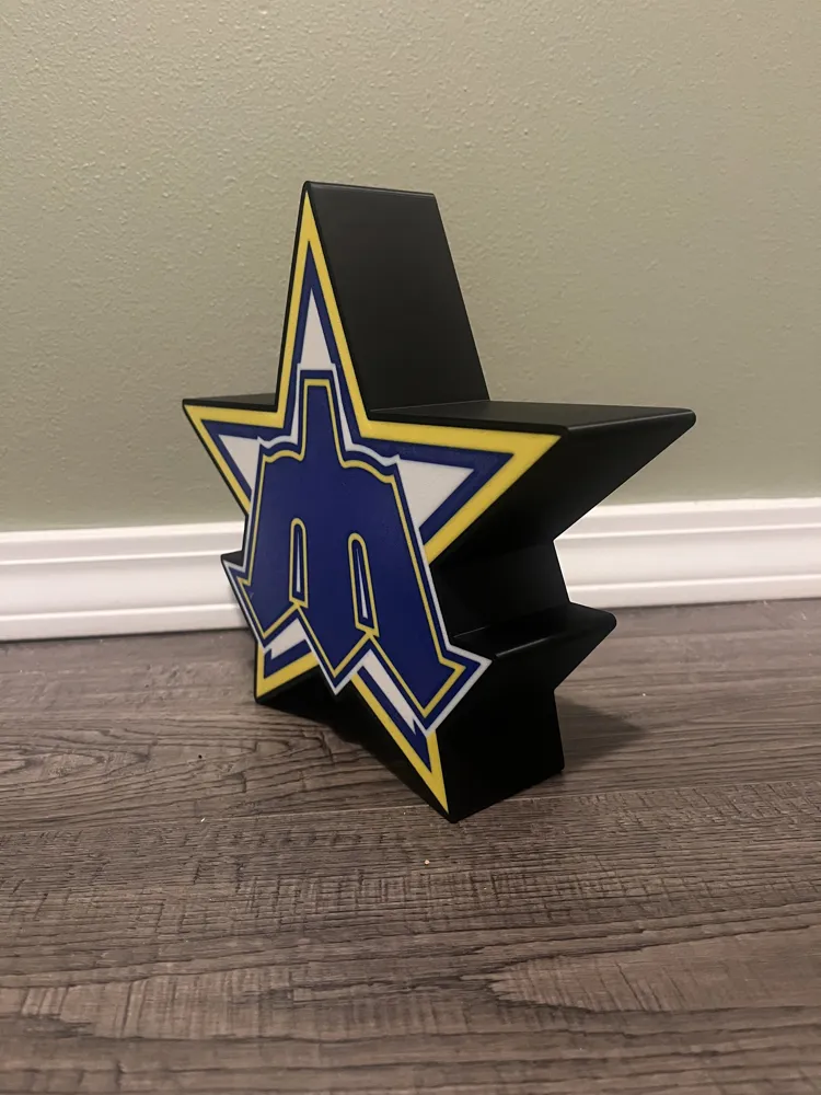 Seattle Mariners Lightbox - Free 3D Print Model - MakerWorld