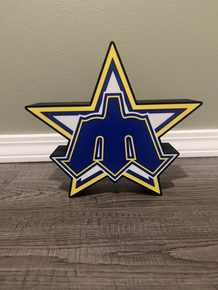 Seattle Mariners Lightbox - Free 3D Print Model - MakerWorld